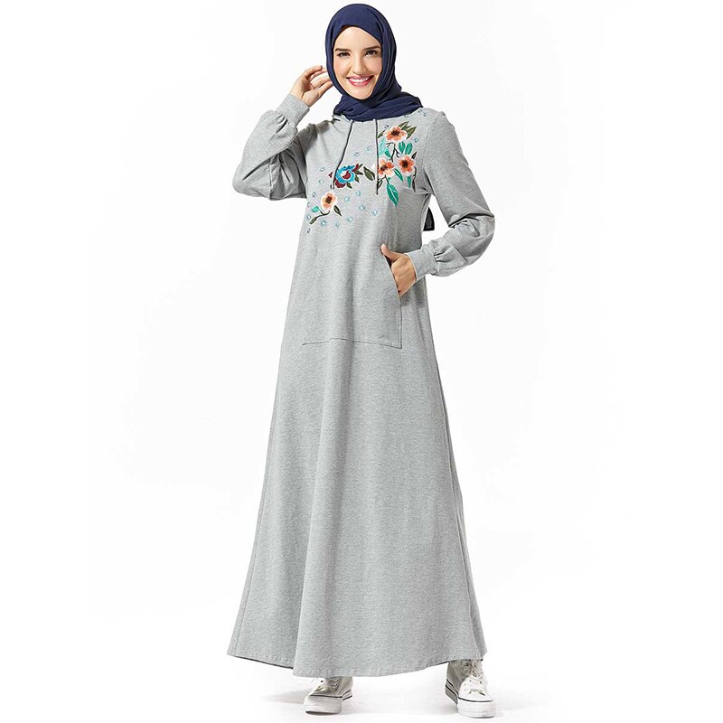 Muslim Dress Dubai Style Islamic Turkey Embroidere... – Grandado