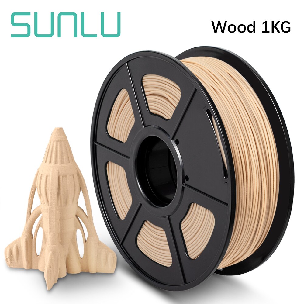 SUNLU Wood Filament PLA 1kg 1.75mm Diameter Tolera... – Grandado