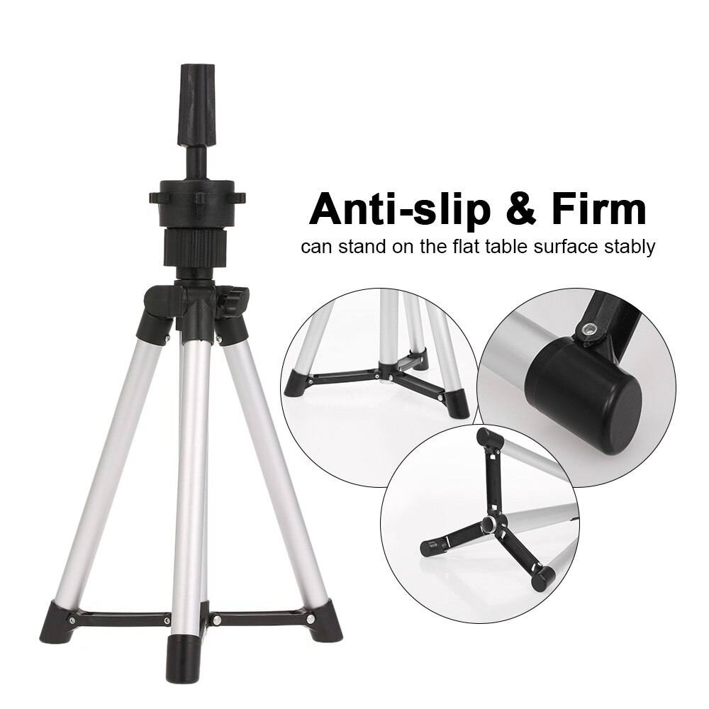 Mini Tripod Wig Head Stand Metal Block Head Tripod... – Grandado
