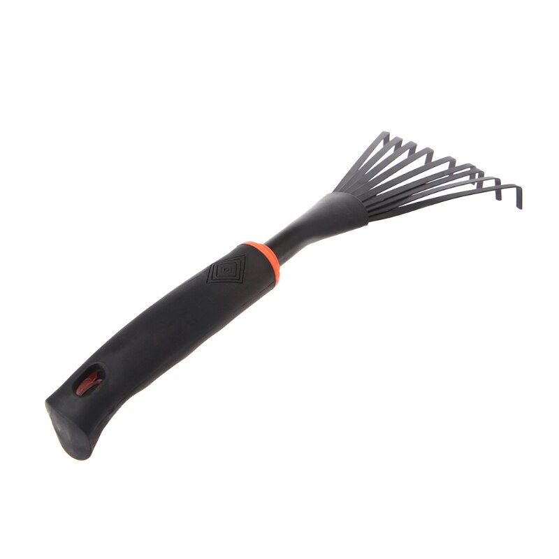 1pc Portable Mini 9 Teeth Steel Rake For Home Gard Vicedeal