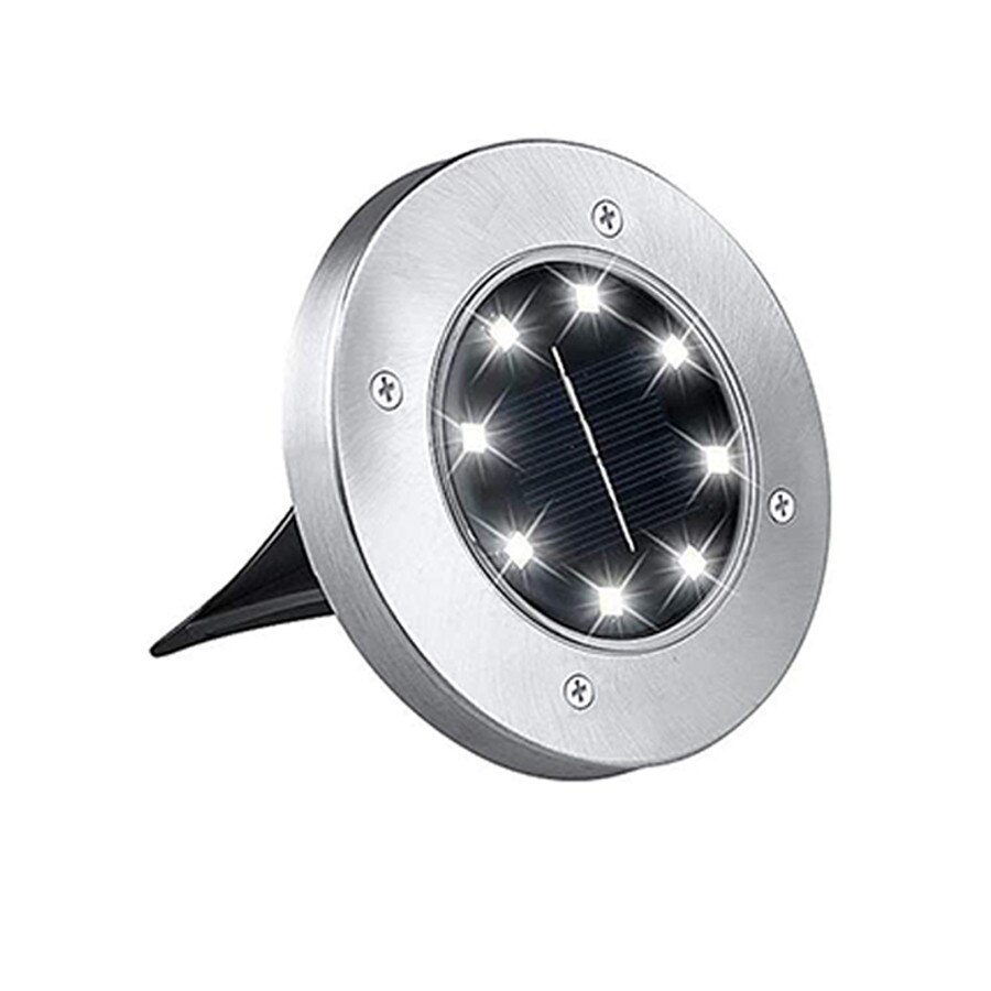Solar Disk Light 8LEDS Outdoor LED Garden Pathway ... – Grandado