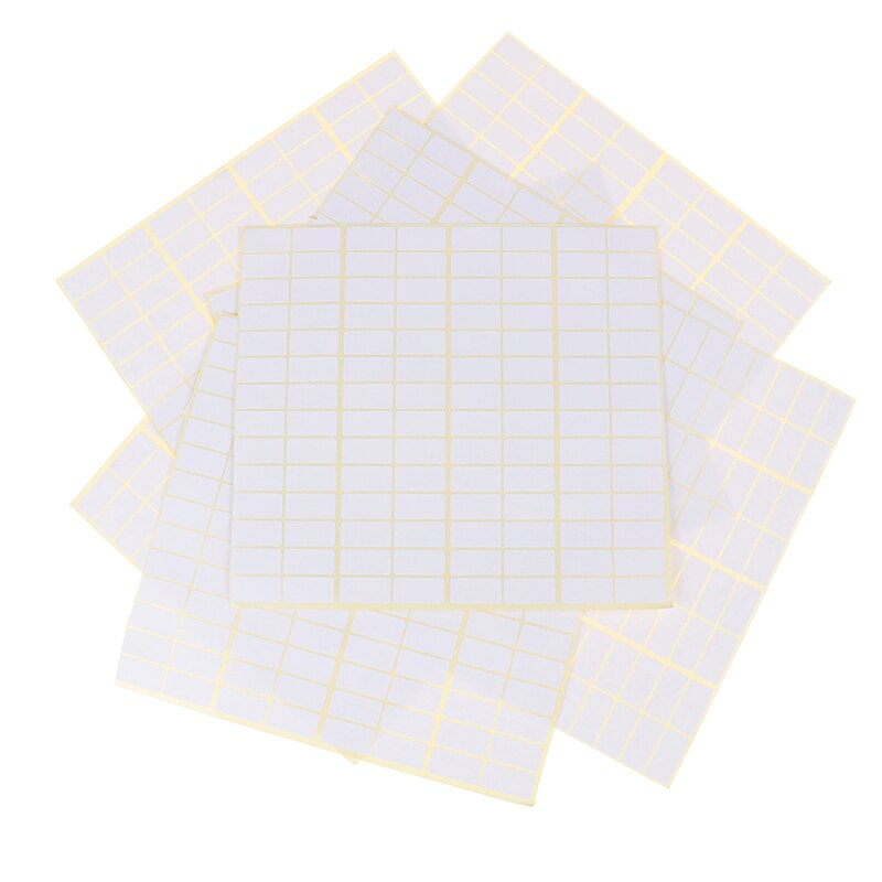 1680pcs/Lot Blank White Sticker Labels Small Paper... – Grandado