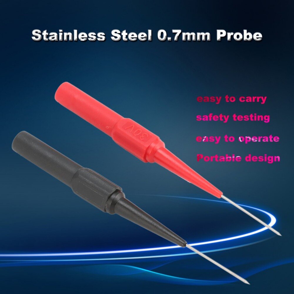 2 stuks 4mm Jack Koper Test Lead Probe Rvs Test Na... – Grandado