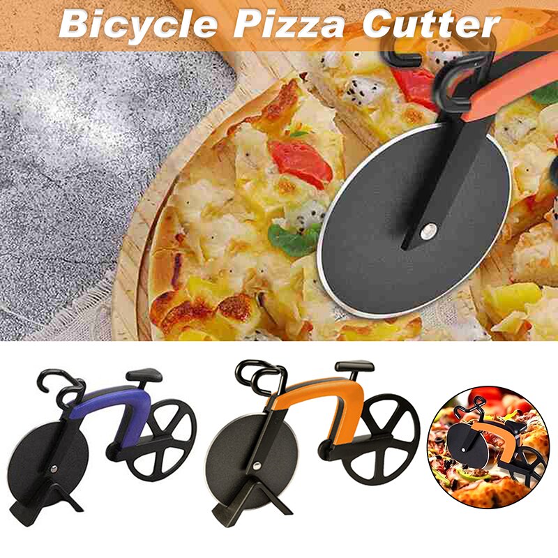 Bicycle Pizza Cutter Wheel Stainless Steel Bicycle... – Grandado