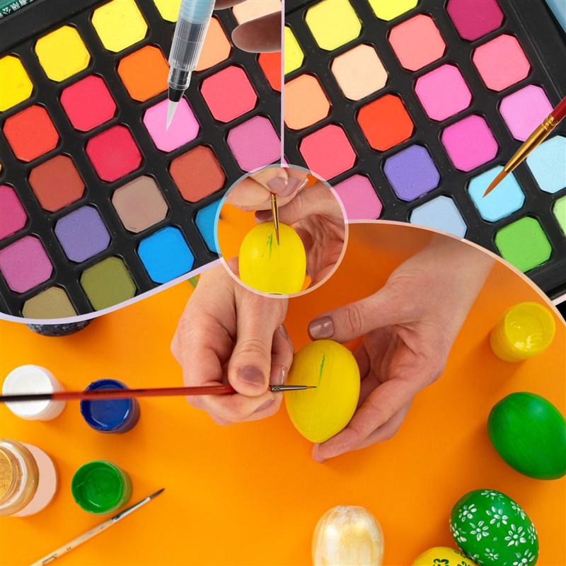 48-Color Watercolor Paint Set Practical Painting S... – Grandado