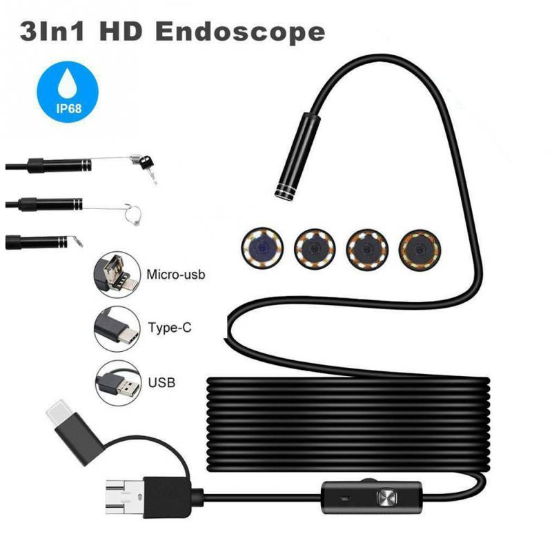 8.0mm Endoscope HD Camera USB Type-c Endoscope wit... – Grandado