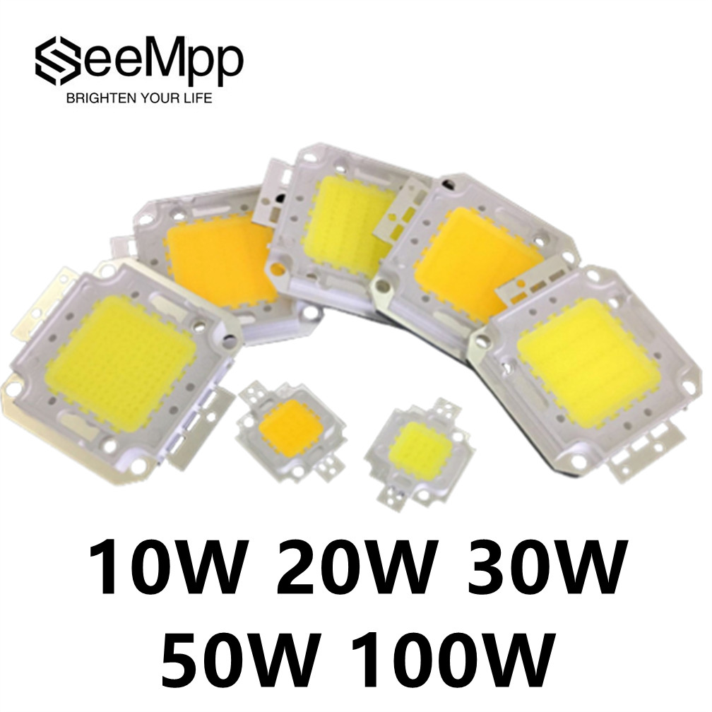 LED COB Lamp Bead 10W 20W 30W 50W 100W DC 9V-36V C... – Grandado