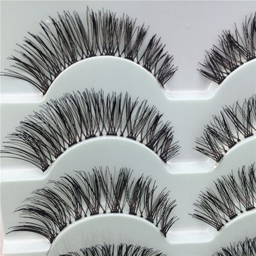5 Pairs Stunning Makeup Handmade Messy Natural Cro... – Grandado
