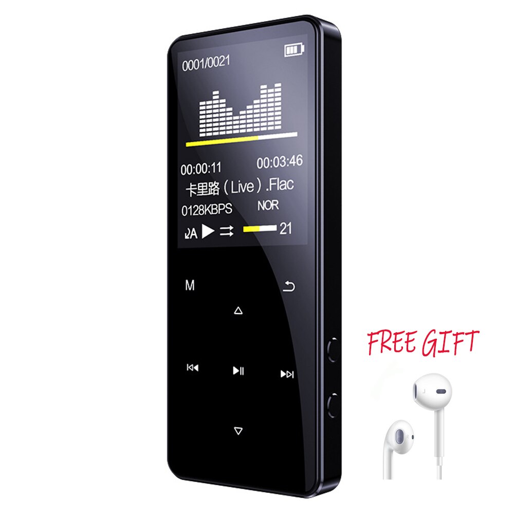 16gb mp3 player com alto-falante bluetooth walkman... – Grandado