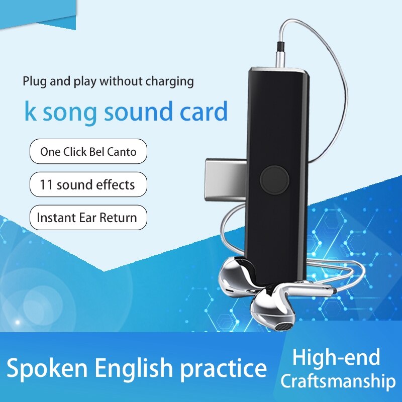 Voice Changer Live Broadcast Sound Card Portable M... – Grandado