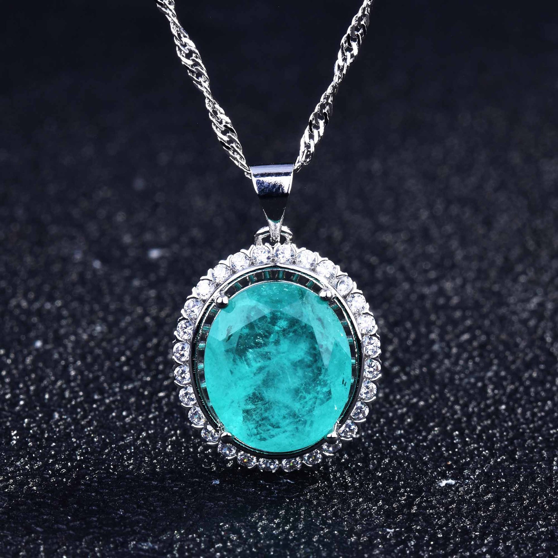 Qtt Beste Groene Paraiba Toermalijn Steen Sets Mod... – Grandado