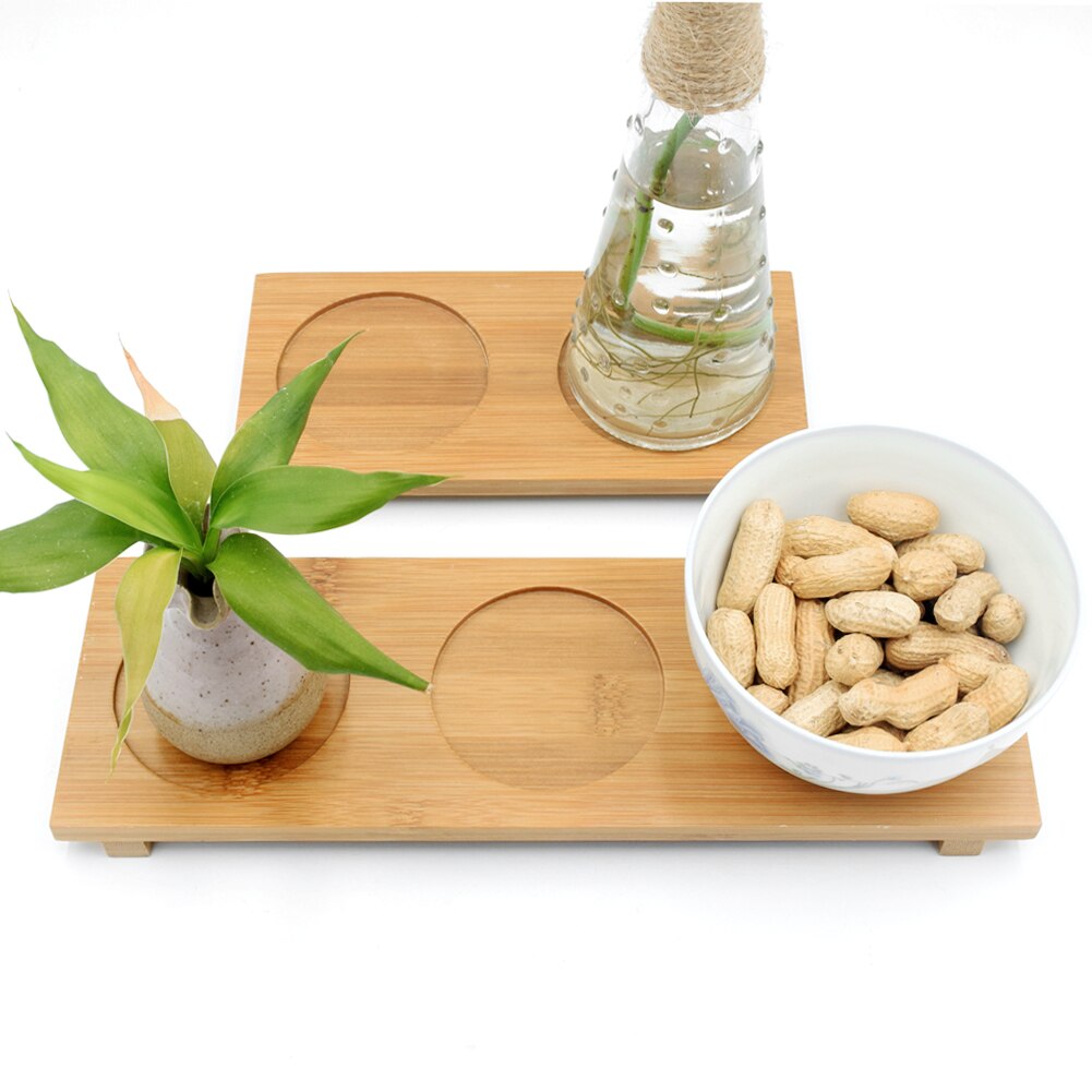 Geometry Pepper Mill Bamboo Tray Succulent Planter... – Grandado