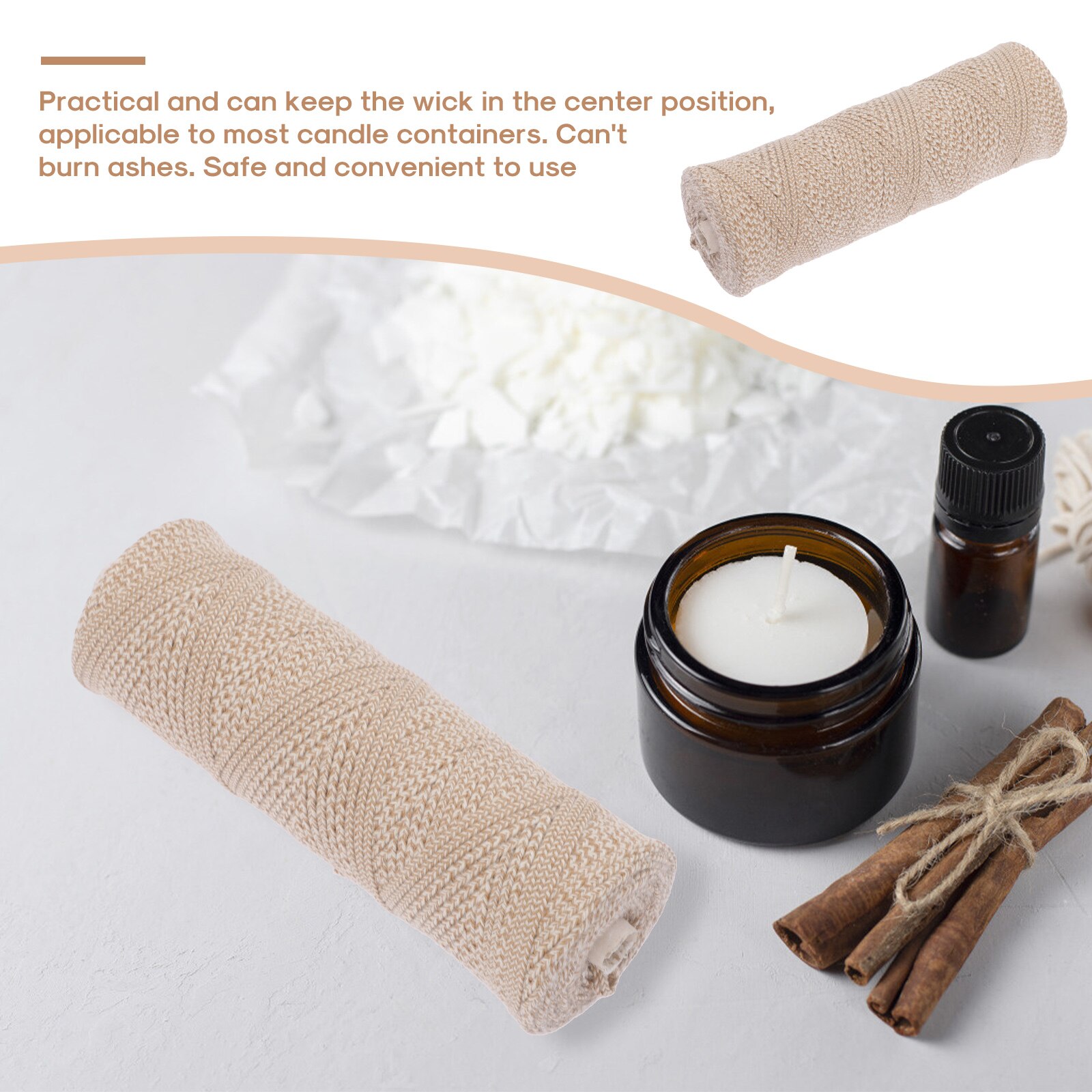 1 Roll Candle Wicks Candle Making Supplies 150m Ca... – Vicedeal