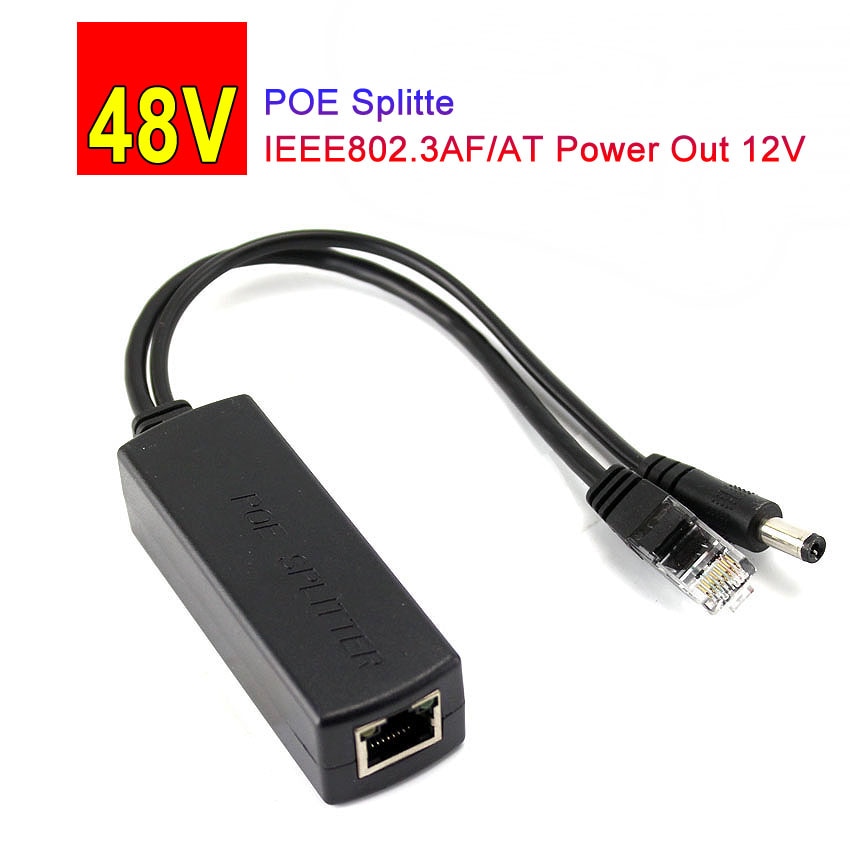 POE Splitter 48V input 12V output POE Switch IEEE8... – Grandado