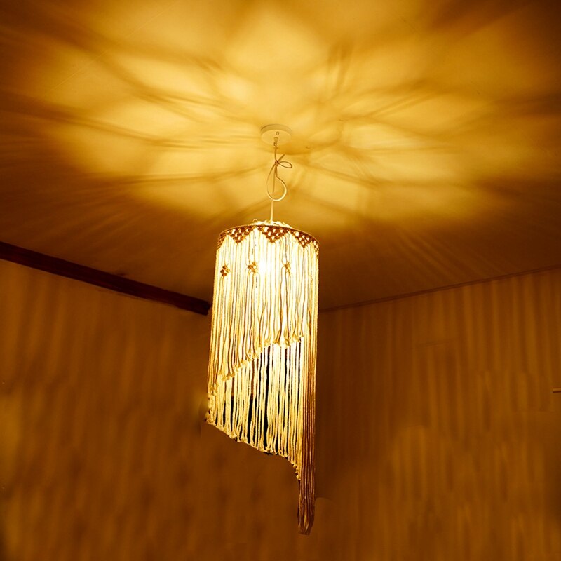 Hand Knitting Lamp Shade Ceiling Light Shade Fitti... – Grandado