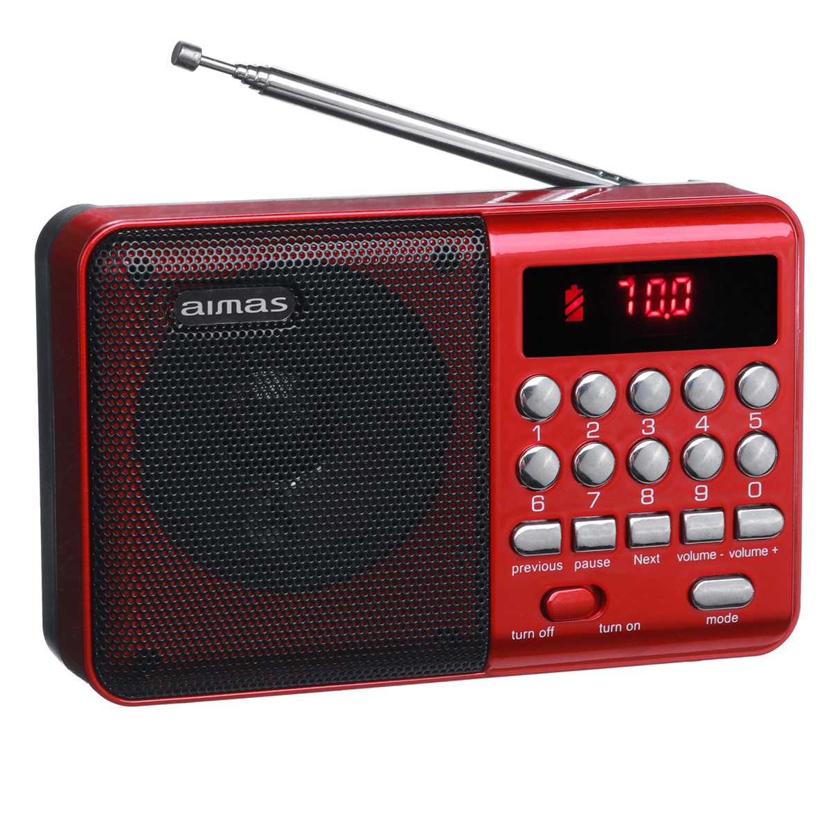 Mini Portable Radio Handheld Digital FM AM USB TF ... – Grandado