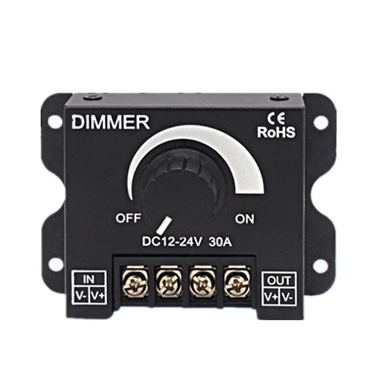 DC12V-24V LED Dimmer Controller 30A Adjustable Bri... – Vicedeal