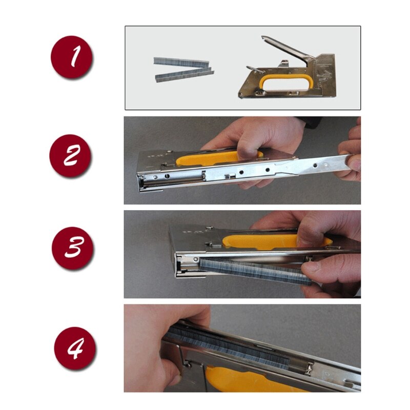 BENGU Heavy Duty 4/6/8 MM Steel Staple Gun Tacker ... – Vicedeal