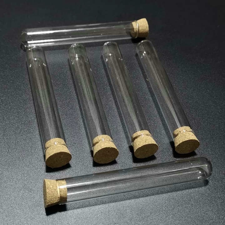 100pcs/lot 15x100mm Clear Glass round bottom test ... – Grandado