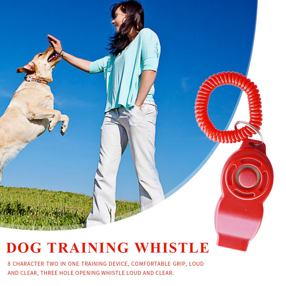 2 in 1 Pet Dog Whistle Plastic Training Clicker Pu... – Grandado