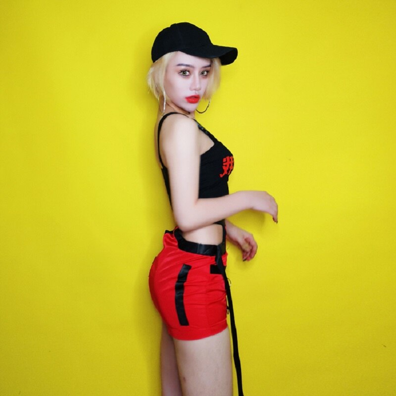 Afdrukken Jazz Dans Kostuum Vrouwen Dj Rave Outfit... – Vicedeal