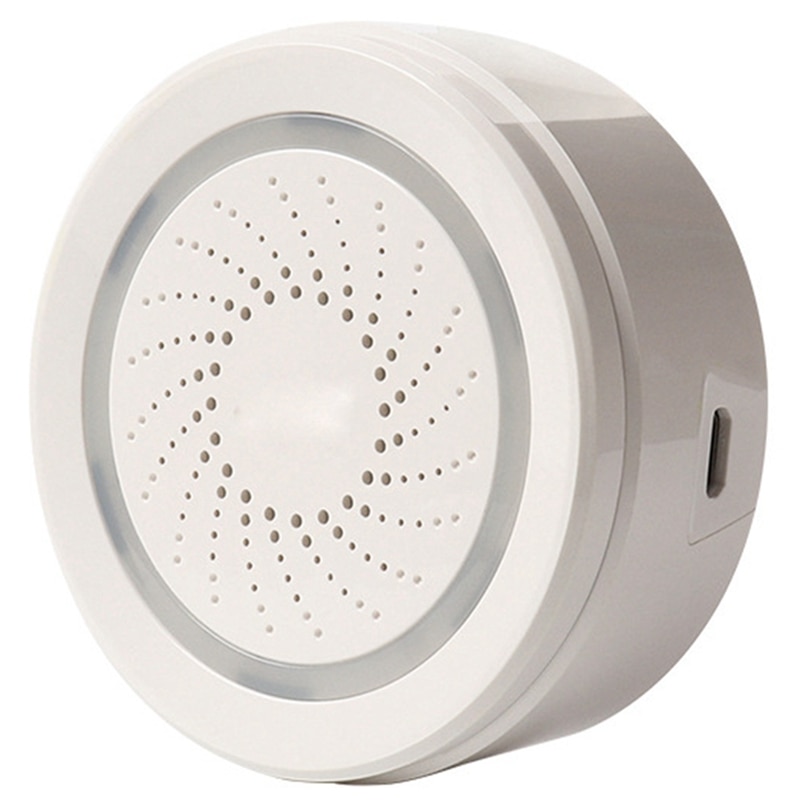 Wireless Smart 120DB Siren and Alarm Bell-White, w... – Grandado