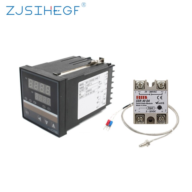 Digital PID REX-C700 Temperature Controller + SSR ... – Grandado