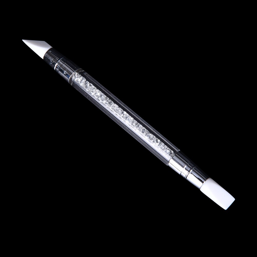 Rhinestone Crystal 2 Way Nail Art Brush Pen Silico... – Grandado