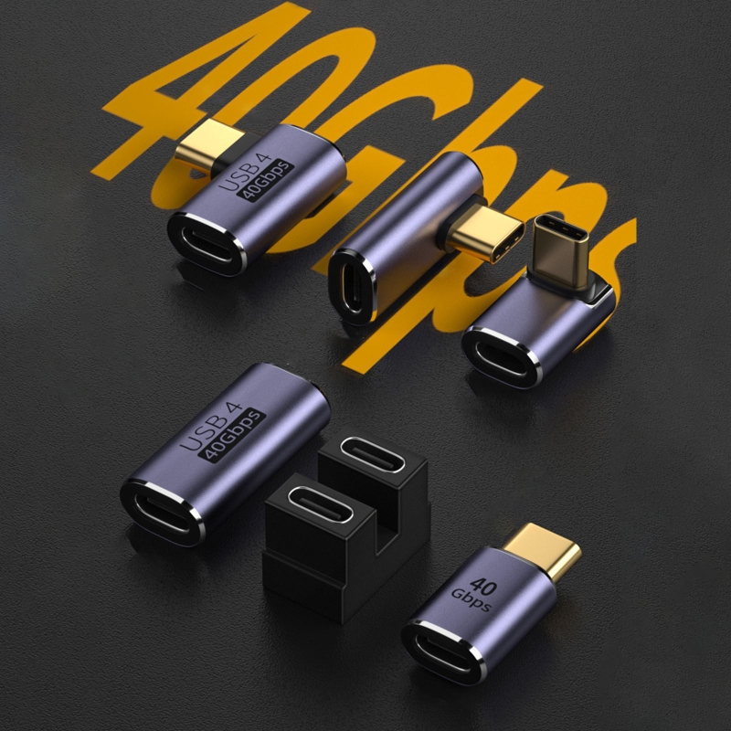 USB C Adapters U-Shape Straight Angle Adapter Type... – Grandado