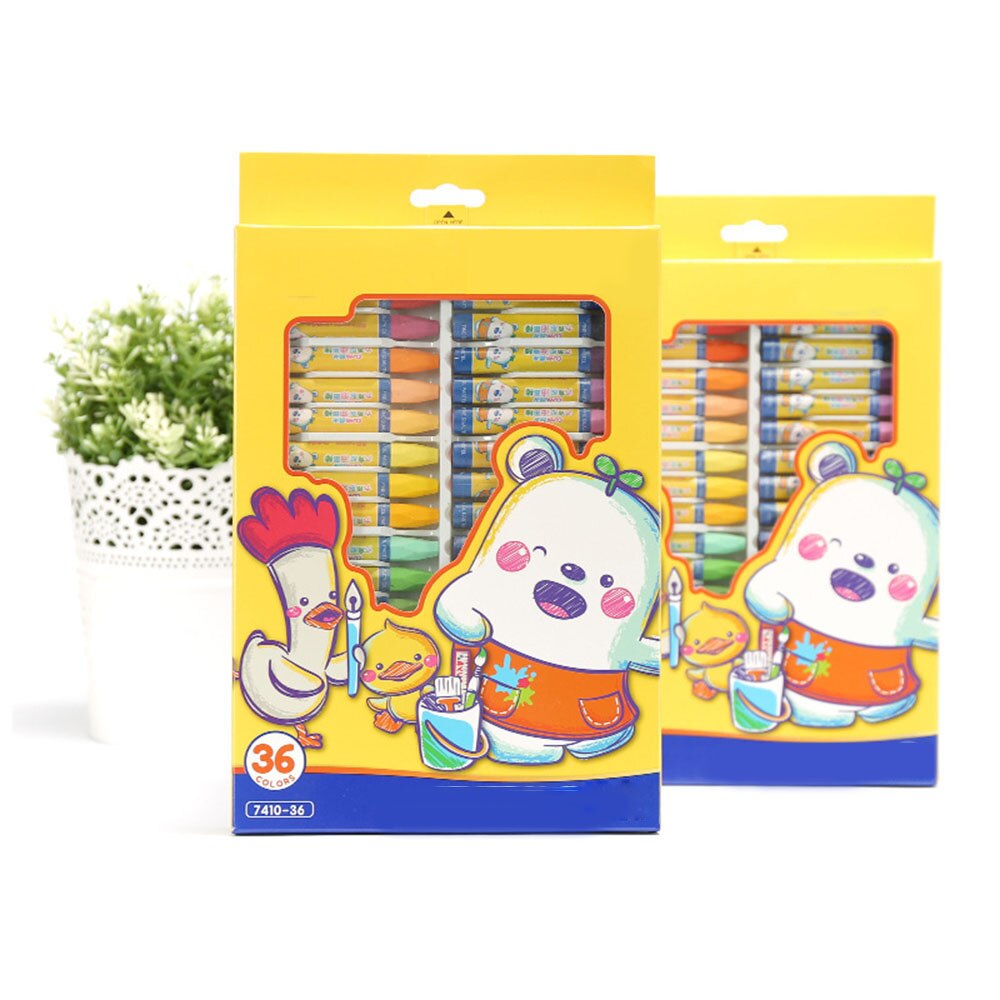 36 Colors Wax Crayon Kids Oil Painting Stick Candy... – Vicedeal