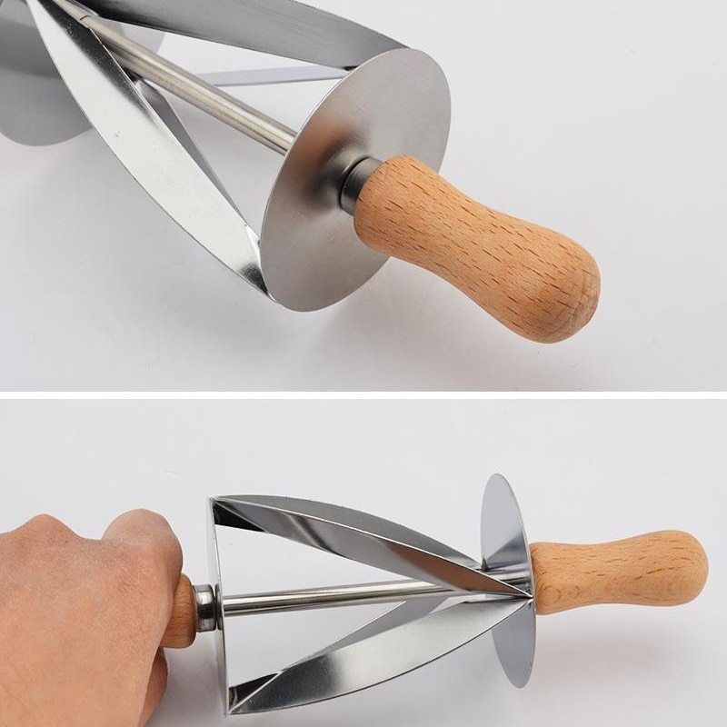 Stainless Steel Rolling Cutter Making Croissant Br... – Grandado