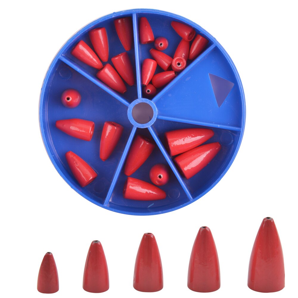 24Pcs/Box Bullet Fishing Weights Flipping Sinker C... – Vicedeal