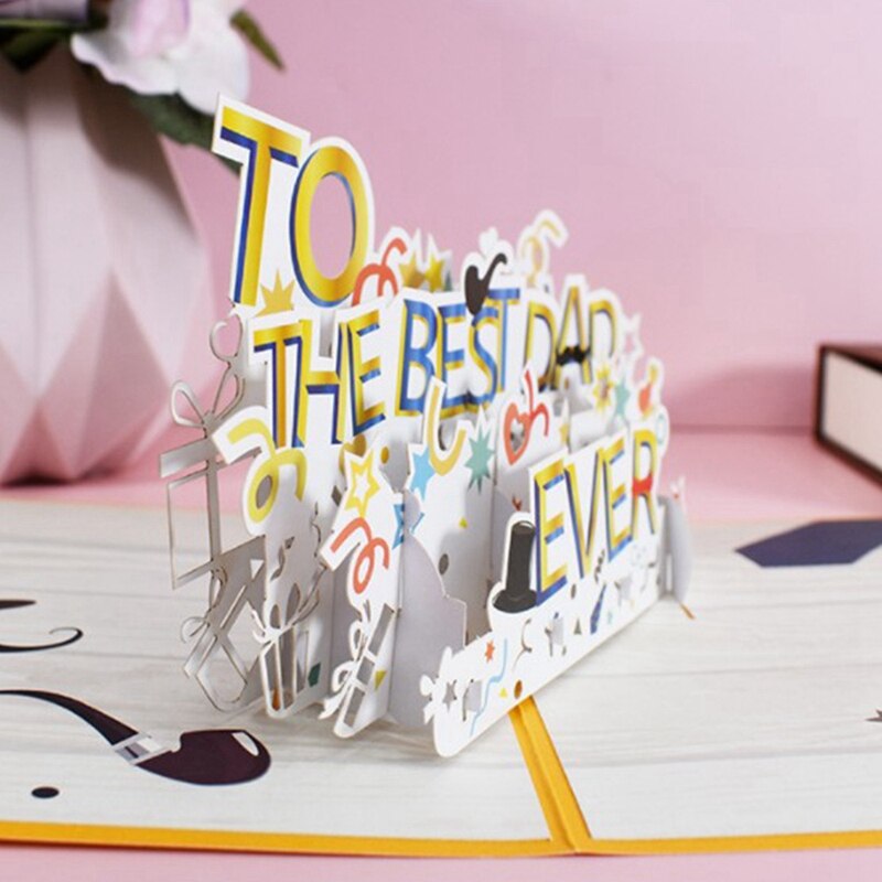 10 Pack 3D Vaders Dag Card -Up Verjaardag Voor Bes... – Vicedeal
