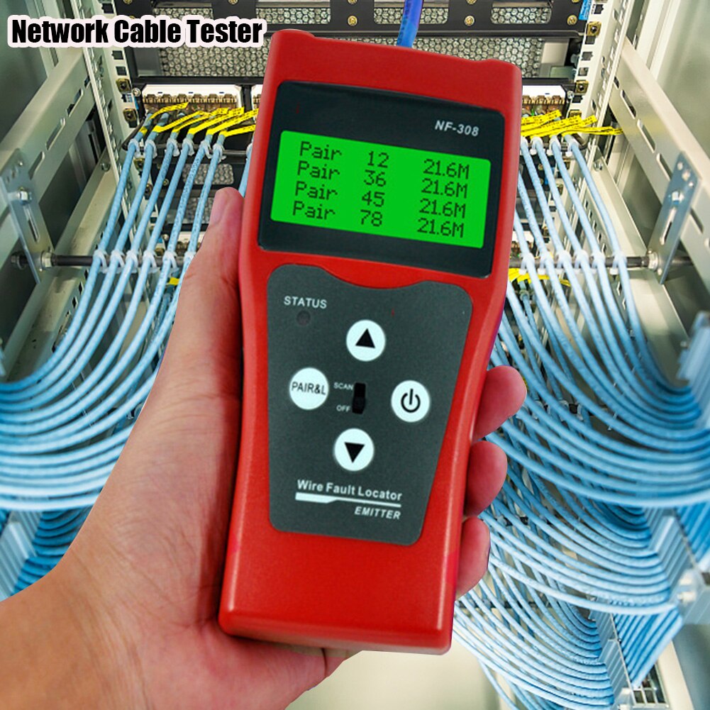 Rj45 længde test koaksial bærbar søgning netværk k... – Vicedeal