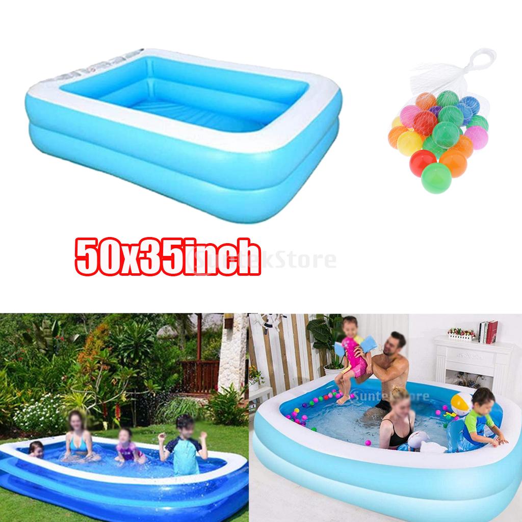 Rectangular Inflatable Pool Thickened Family Paddl... – Grandado