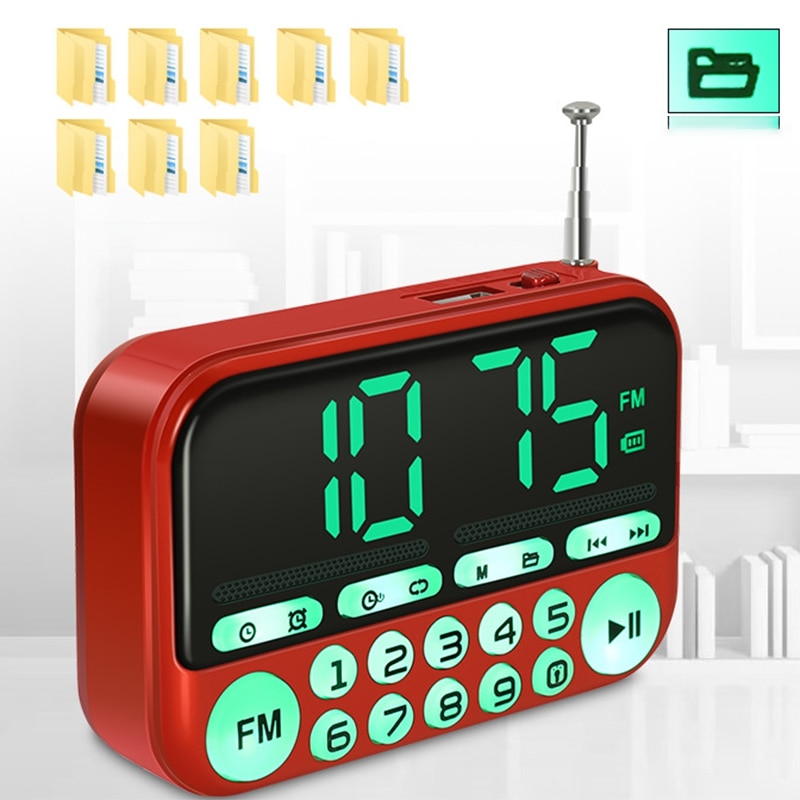 Portable Mini FM Radio Stereo Speakers Music Playe... – Grandado