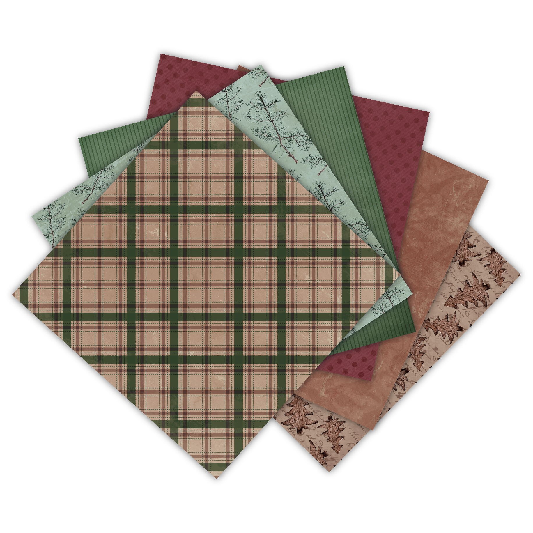 ZFPARTY 12 Sheets Christmas Scrapbooking Pads Pape... – Grandado