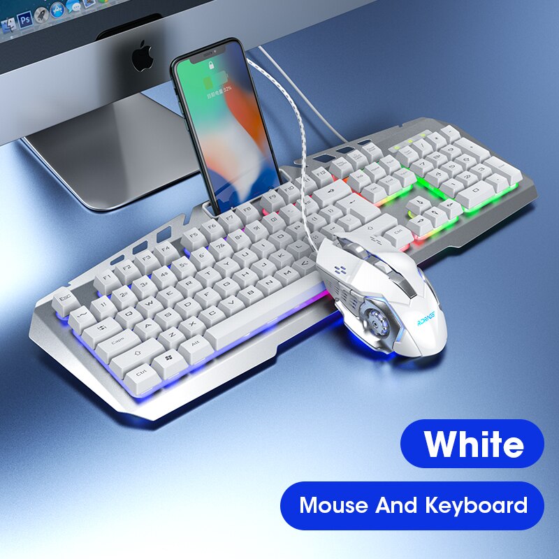 Wired Gaming Keyboard Mouse Gamer Kit PC Gamer Mec... – Grandado