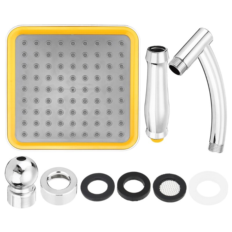 9 Inch 360 Degree Rotate Rainfall Shower Head Bath... – Grandado