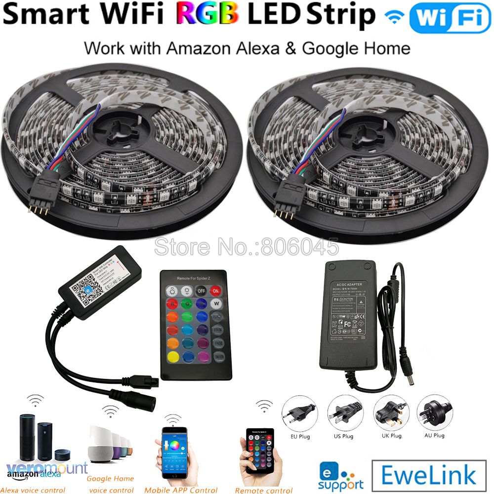 12V 5050 Black Pcb Flexibele Rgb Led Strip 60LED/M... – Grandado