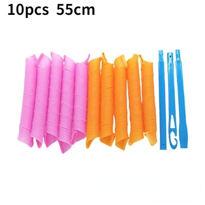 10/12pcs Heatless Hair Curlers Magic Wave Formers ... – Vicedeal