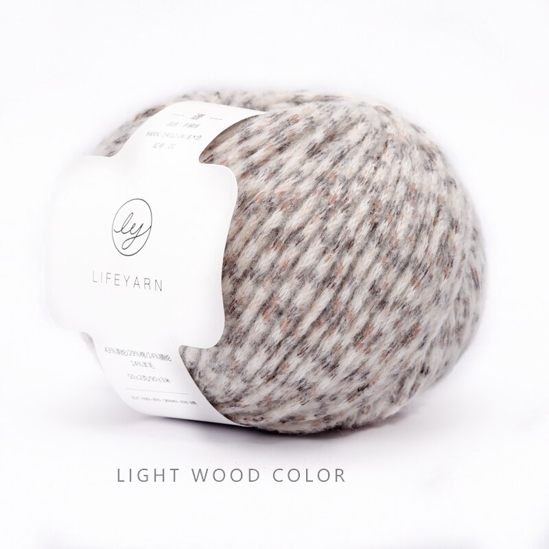 50g/ball medium thick hand woven wool yarn color d... – Grandado