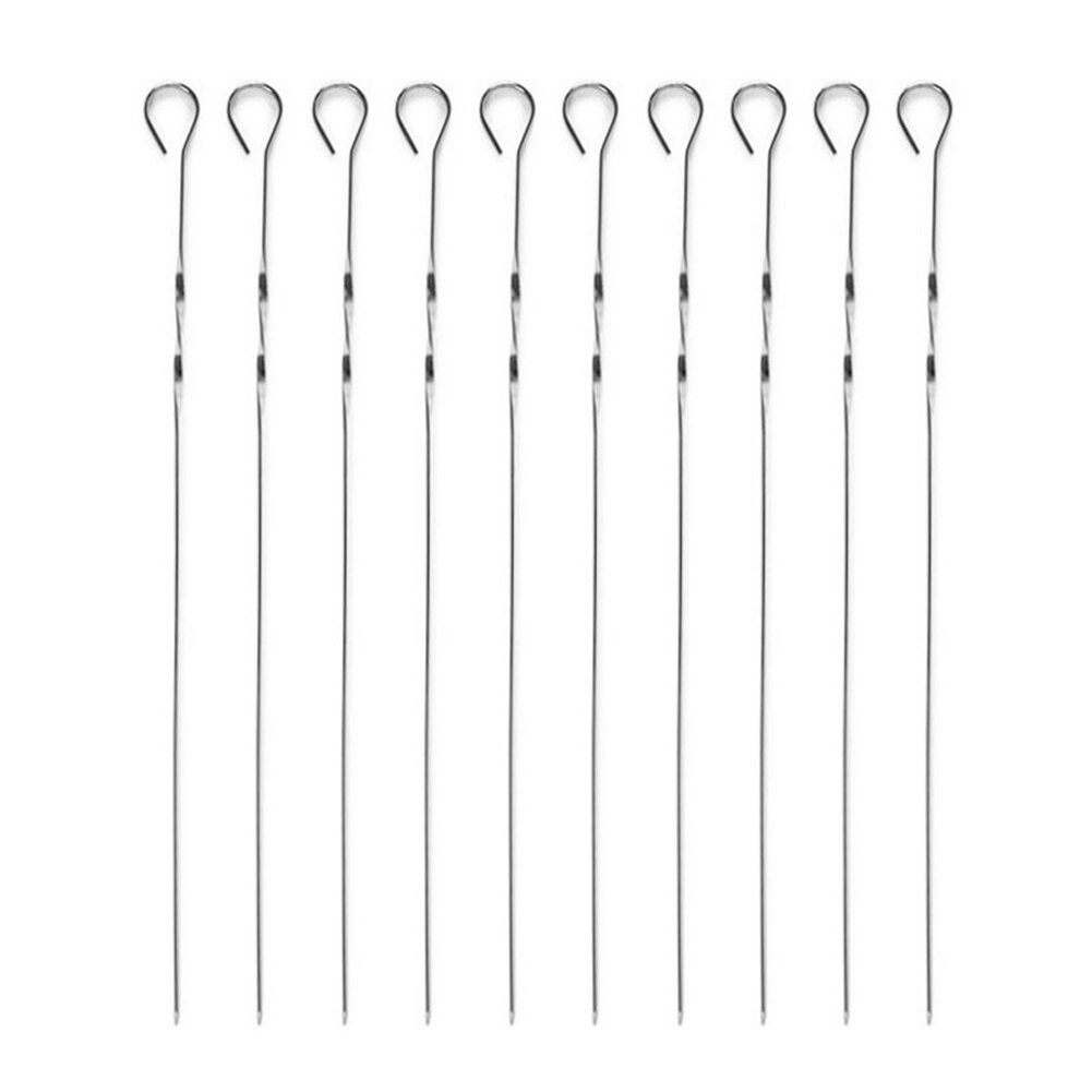 10pcs/set Skewer Outdoor Camping Needles Grill BBQ... – Grandado