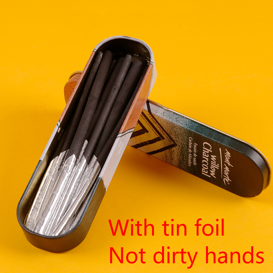 10pcs/set Willow Charcoal Sticks Set Art Sketch Ba... – Vicedeal