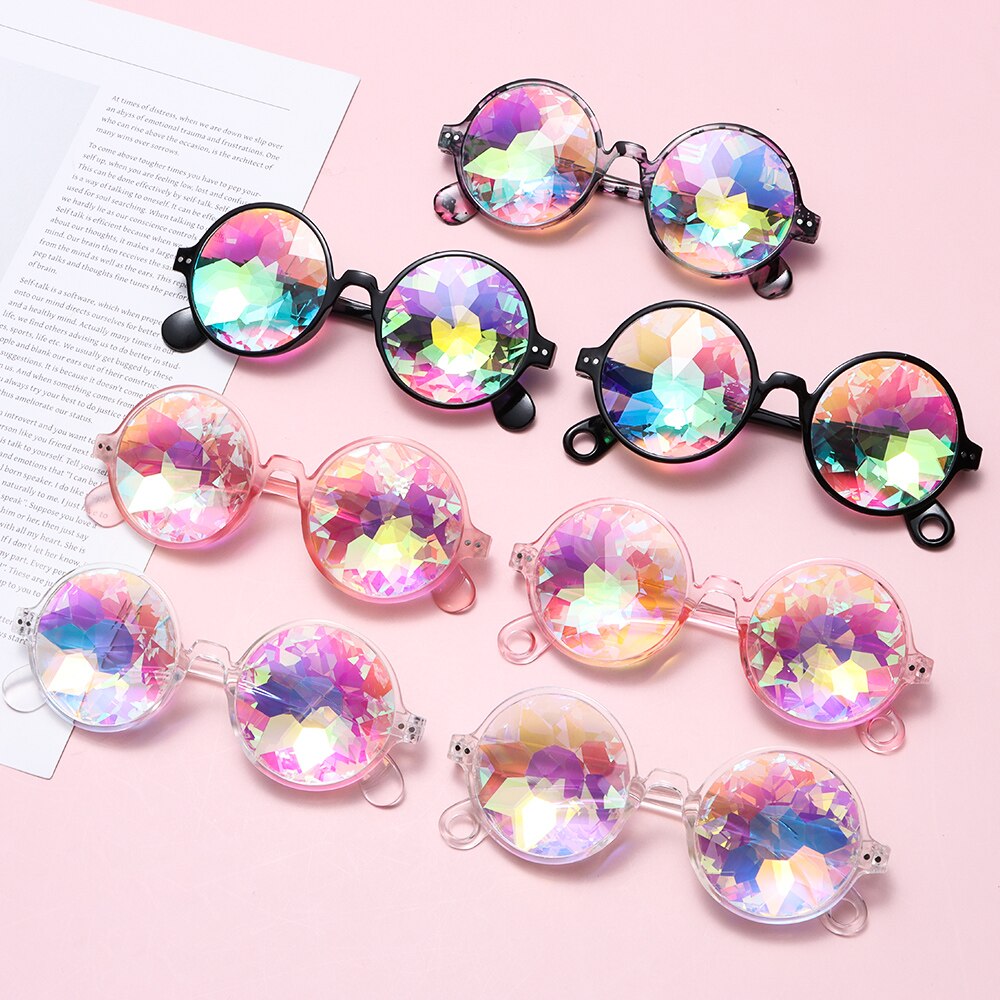Kaleidoscope Glasses Rainbow Prism Diffraction Cry... – Vicedeal