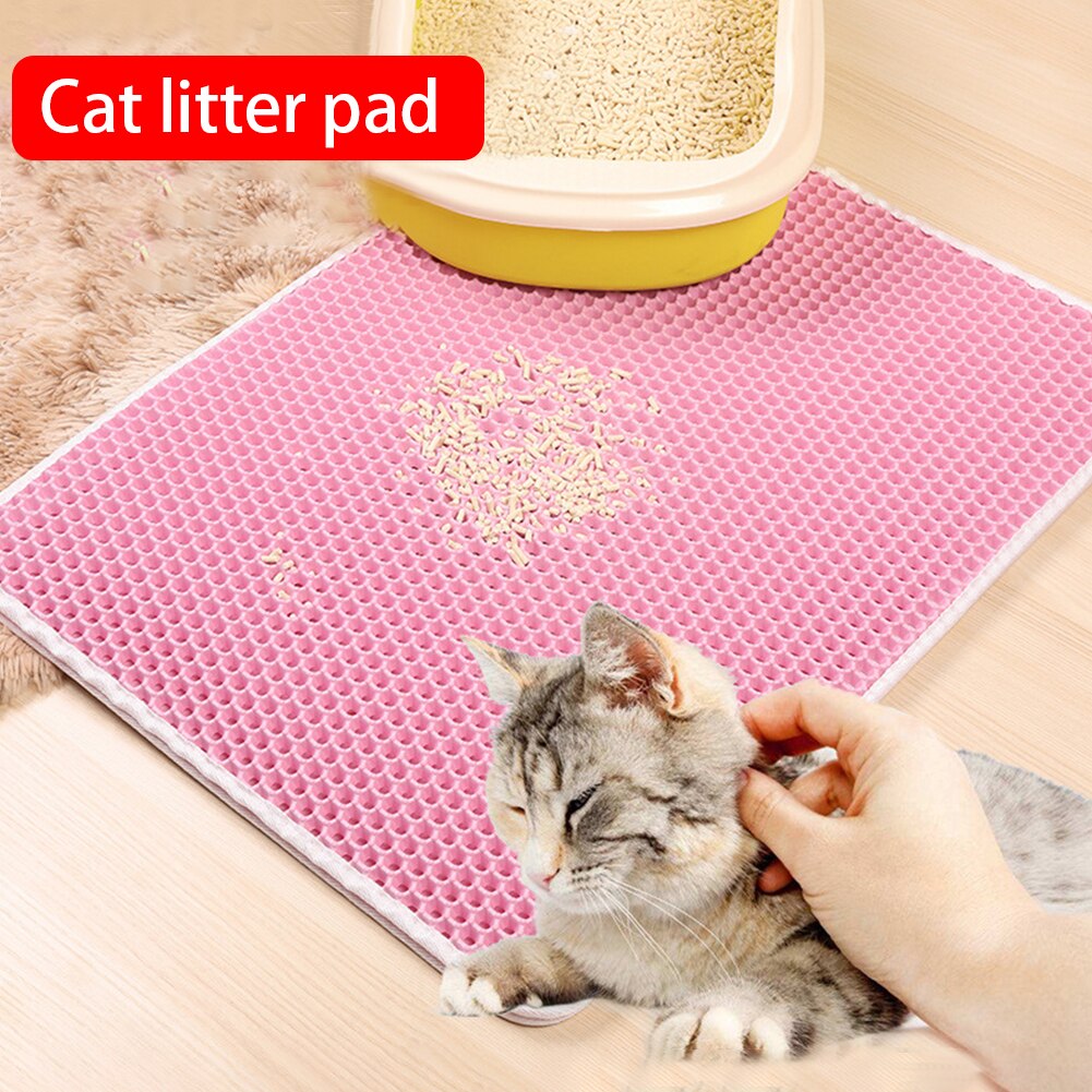 Waterproof Cat Litter Mat Foldable EVA Double Laye... – Grandado