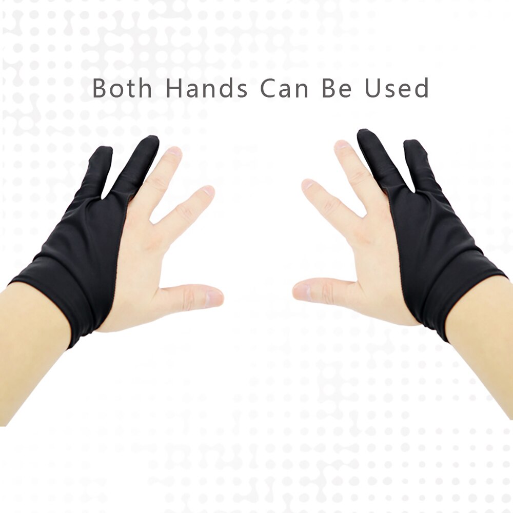 2 finger artist glove anti-fouling for drawing dig... – Vicedeal