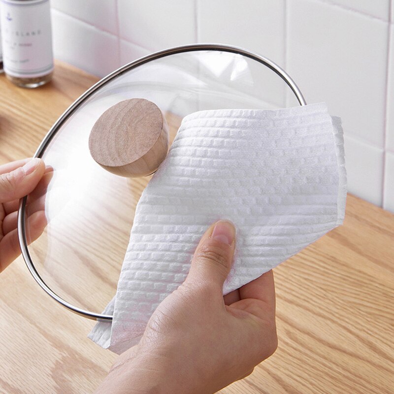 50pcs/roll Lazy Rag Disposable Cleaning Cloth Non-... – Grandado