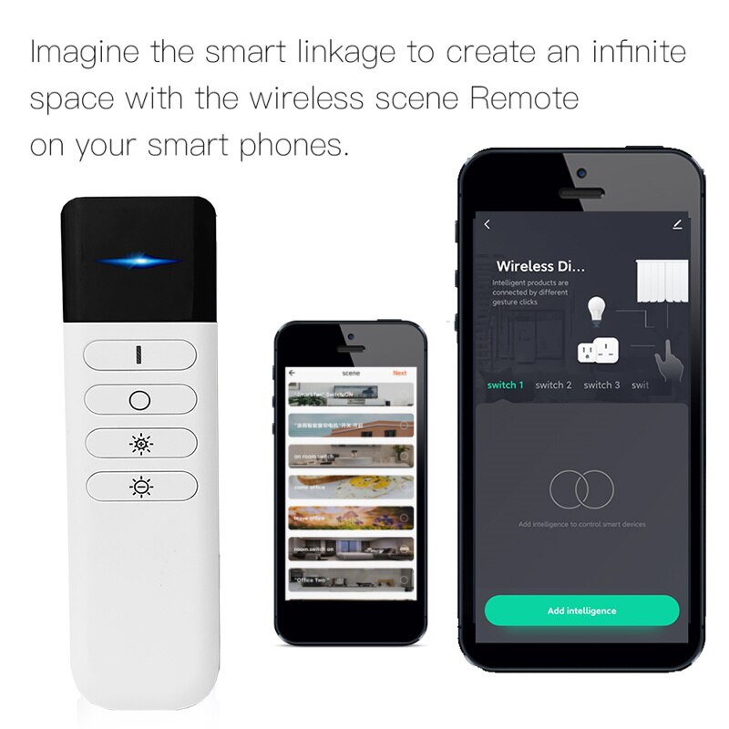 Tuya ZigBee Smart Wireless Scene + Dimming Switch ... – Grandado Tuya ZigBee Smart Wireless Scene + Dimming Switch ... – Grandado