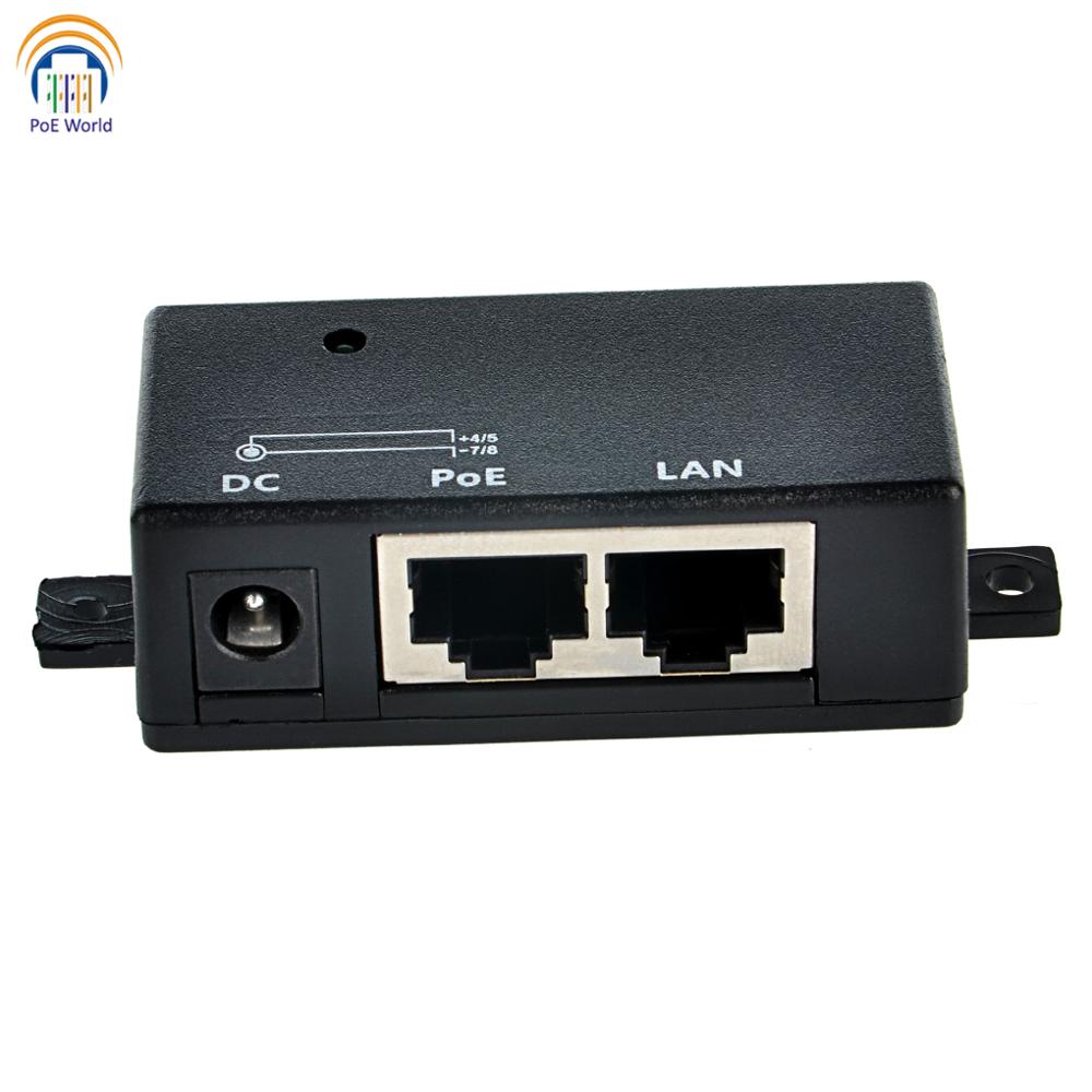 Passive PoE injector 10/100 Power over Ethernet in... – Grandado